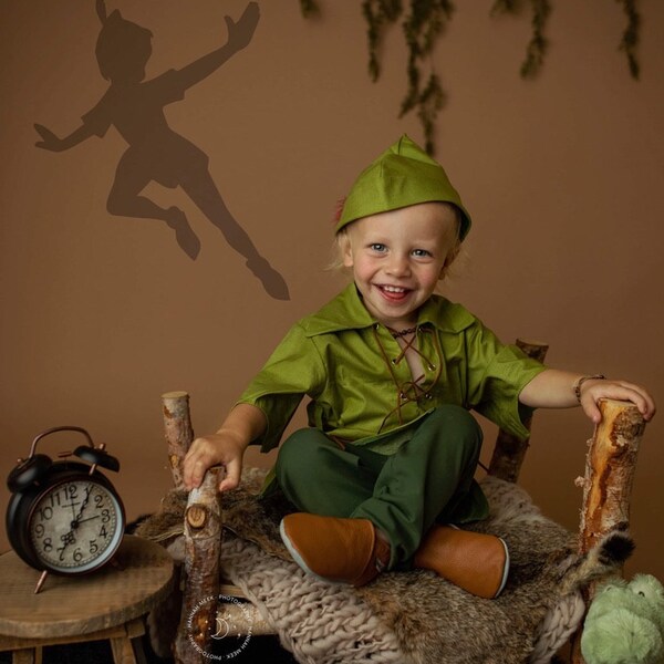 18 Peter Pan Svg Cut File, Vector Silhouettes, Printable Vector Clip ...