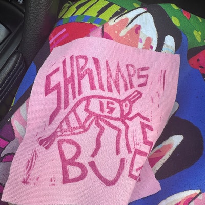 Shrimps is Bugs Patch - Etsy