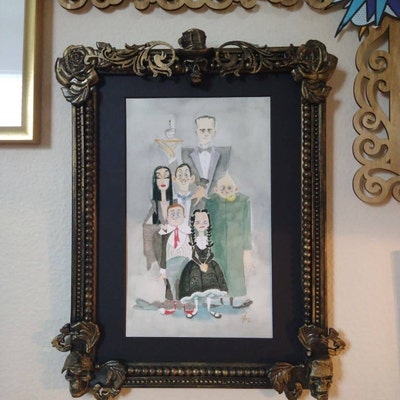 Addams Family Portrait - Etsy