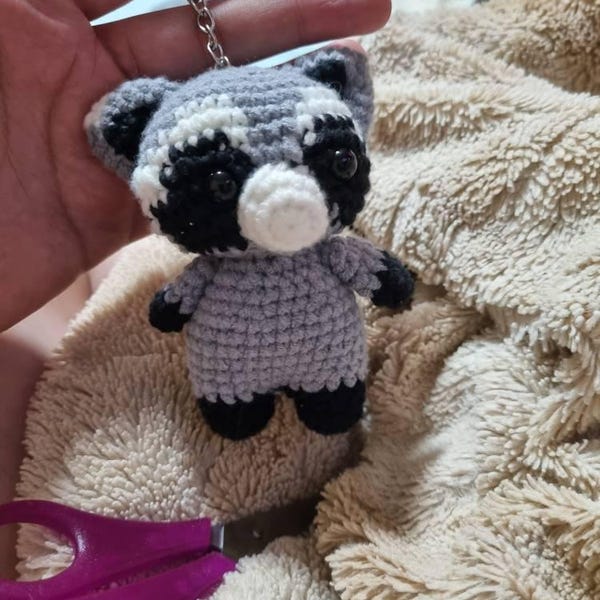 Crochet Pattern - Chocho the Raccoon, Cute, Soft Toy, Handmade ...