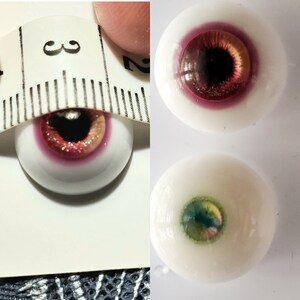 Dark Devil, Demon Eye Pupil Resin Eyes for Bjd Doll, Realistic Handmade ...