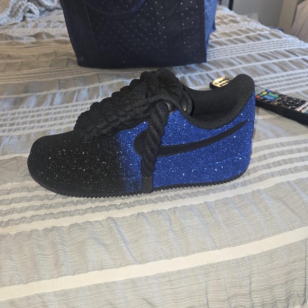 CAMO | Custom Adult Fabric AF1 (regular or Rope Laces) White or Black ...