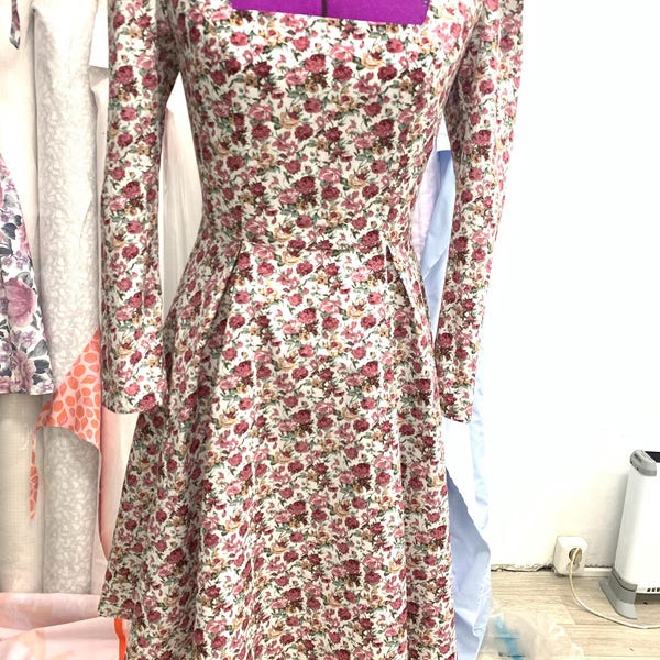 Trapeze Summer Dress Sewing Pattern, Linen Dress, Sleeveless Dress ...