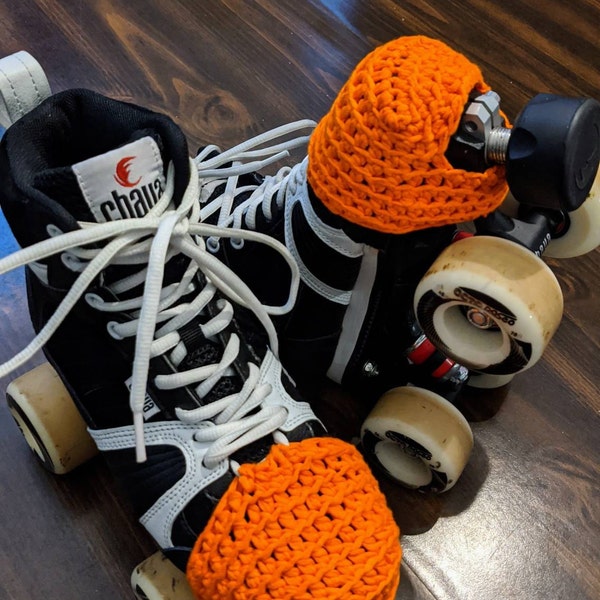 Orange Toe Guards for Roller Skates, Roller Skate Accessories, Knit ...