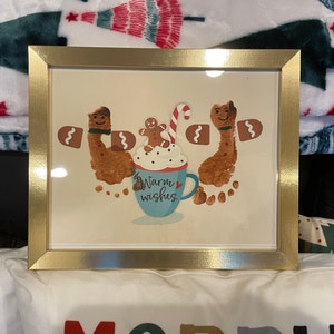 Love EDITABLE / Handprint Footprint Art Craft / Valentine's Mother's ...