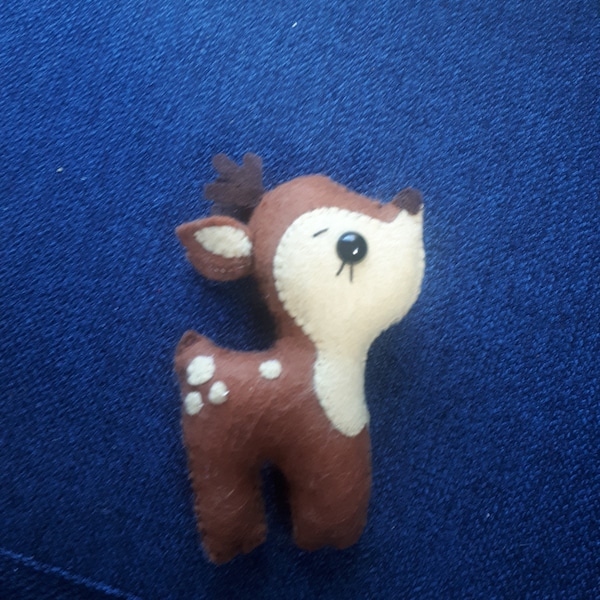 Felt Deer Pattern Felt Sewing Deer PDF Tutorial DIY Deer Plushies ...