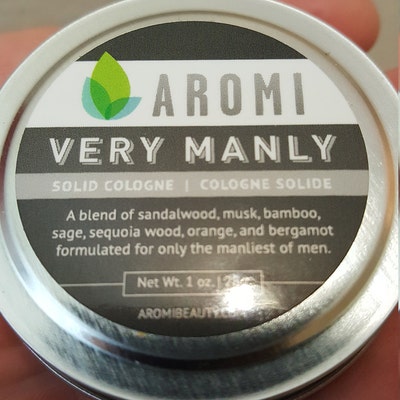 Very Manly Solid Cologne, Men's Fragrance, Travel Cologne, Vegan ...