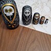 Sugar Skull Nesting Dolls Handpainted Matryoshka Set, Day of the Dead ...