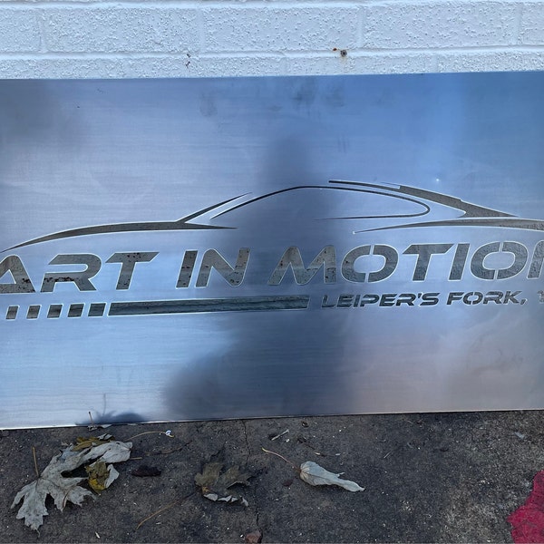 Custom Business Logo or Artwork | Custom Metal Sign | Business Logo ...