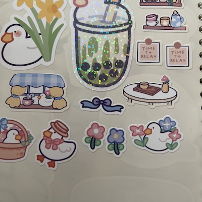 Pollo the Polar Bear Holographic Die Cut Sticker Duck Sticker, Cute ...