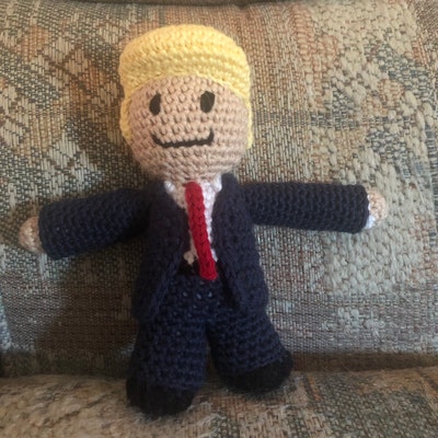 Donald Trump Doll Crochet Pattern POTUS 45 Instant PDF Download Crochet ...