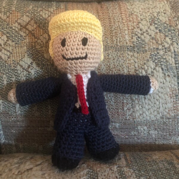 Donald Trump Doll Crochet Pattern | POTUS | Crochet Tutorial Printable ...