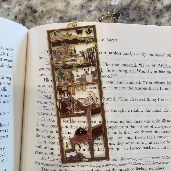 Witch’s Study | Original Design | Enamel Bookmark / Charm | 11x4cm - Etsy