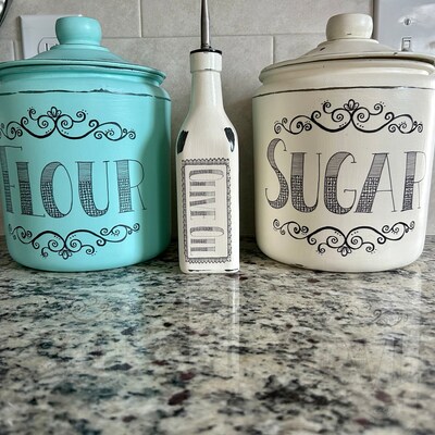 Gallon Size Canister Customizable Kitchen Canister Candy - Etsy