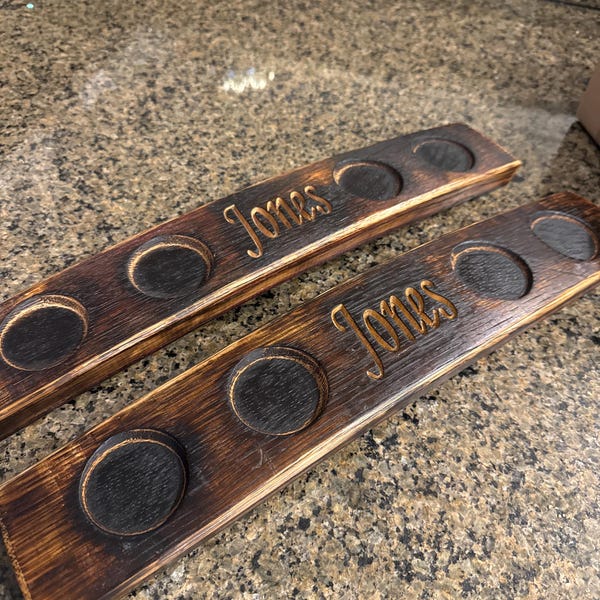 Whiskey Bourbon Barrel Stave Flight Boards - Etsy