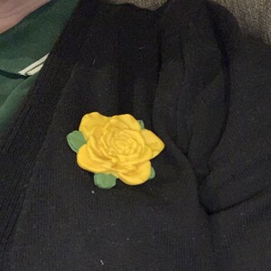 Suffrage Yellow Gold Rose 19th Amendment Artisan Handmade - Etsy