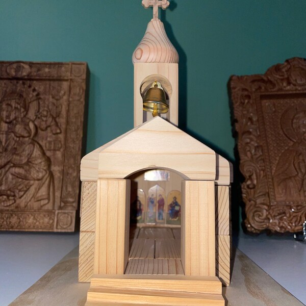 Orthodox Church Wooden Block Building Set. Handmade Educational Toy. - Etsy