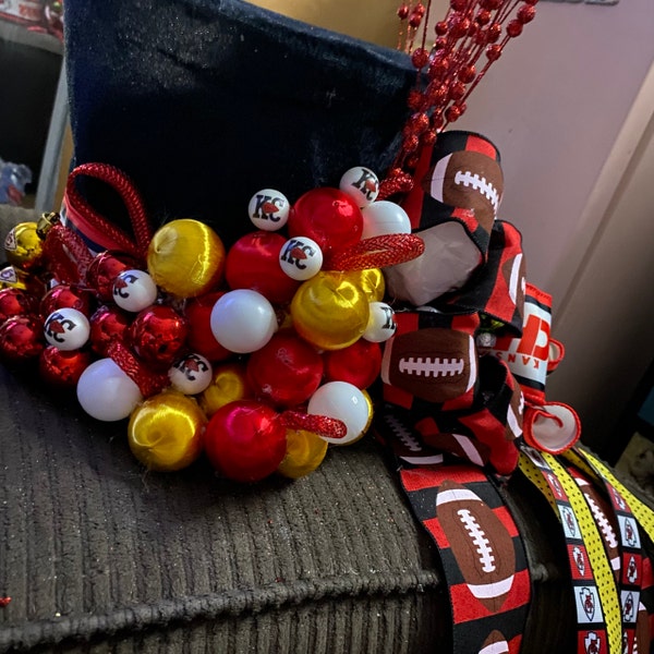 Kansas City Chiefs Inspired 7/8" or 1.5" Grosgrain Ribbon And/or ...
