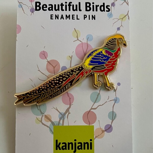 Red Northern Cardinal V.2 Enamel Pin Badge, Gift for Him, Gift for Her ...