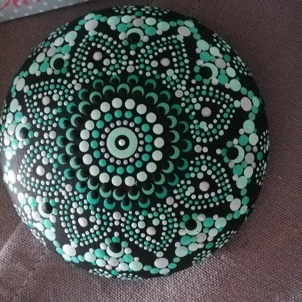 Mandala on Tree Disc, Mandala, Wooden Tealight, Wooden Tealight Holder ...