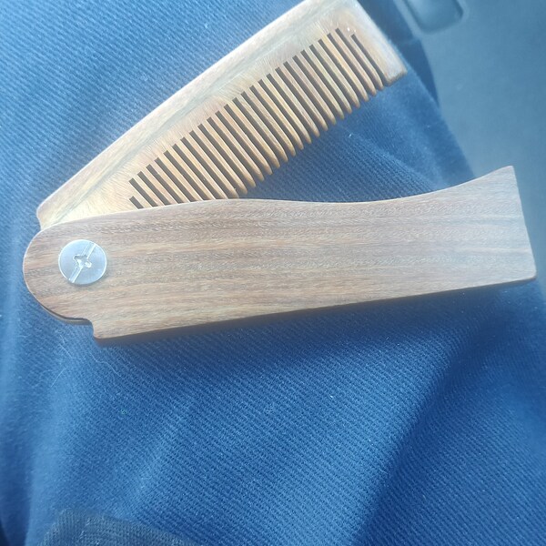 Folding Beard Comb Personalized, Engraved Gifts for Men, Fathers Day ...