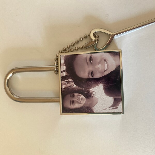 Personalised Padlock With Photo Printing & Engraved Lock/love Lock ...