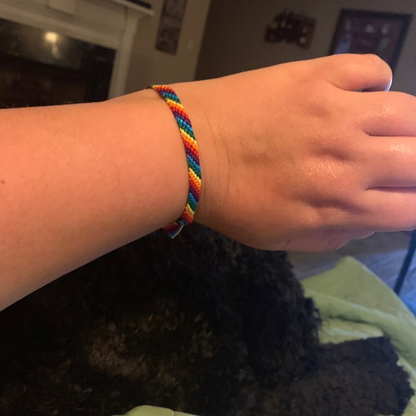 Lgbt Bracelet Jewelry Lgbtq Anklet Friendship Bracelet Lgbt Ally