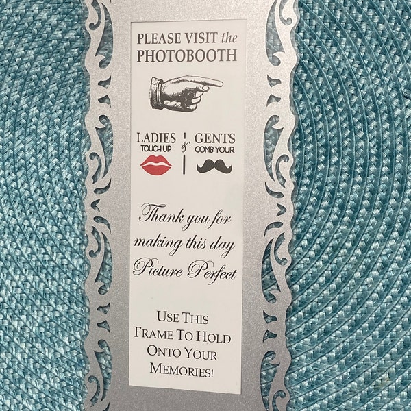 Photo Booth Frame, 2x6, Magnetic Photo Booth Frame With Photo Booth ...