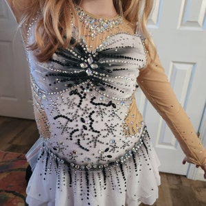 Ice Dance Dresses Custom Girls Beaded Custom Women Competition Ice ...
