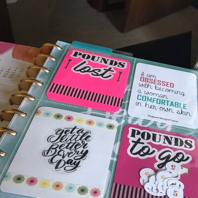 PRINTABLE CLASSIC Happy Planner Reading Log Happy Planner Insert Skinny ...