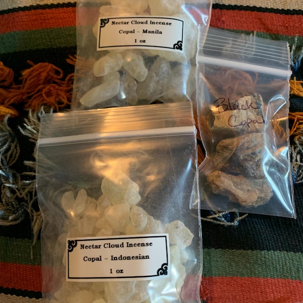 Gold Copal, Gold Damar Indonesian Incense Resin, Purification and ...