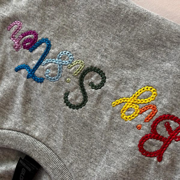 Dense Chain Bold Chain Stitch FONT Machine Embroidery Designs in ...