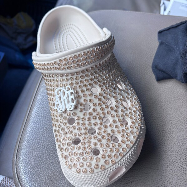 Monogrammed Shoe Charm, Popular Shoe Compatible, Shoe Accessory, Shoe ...