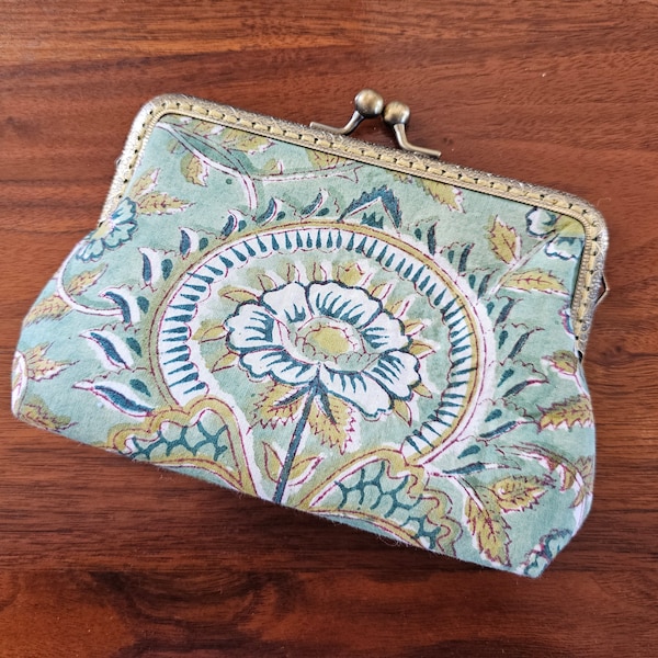 Handmade Double Sided Block Print Pot Holder/hot Pad/trivet-kitchen ...