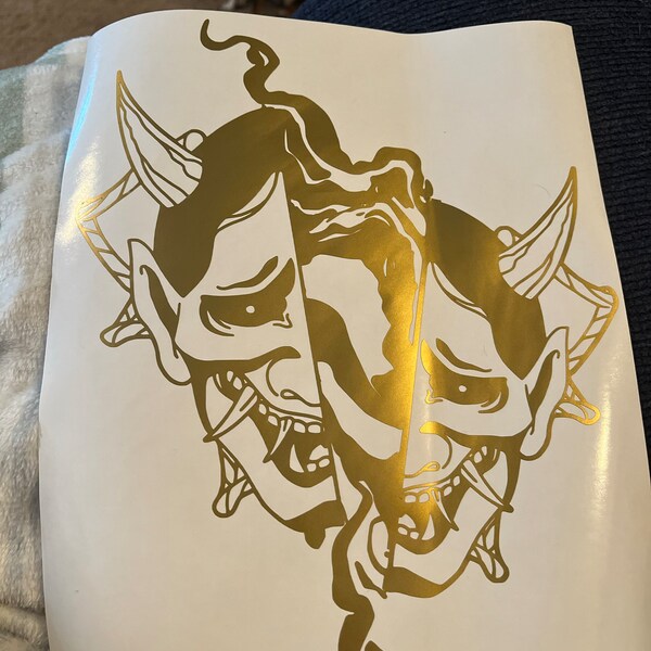 Hannya Demon Mask SVG Japanese Tattoo Samurai Warrior Oni Mask Asian ...