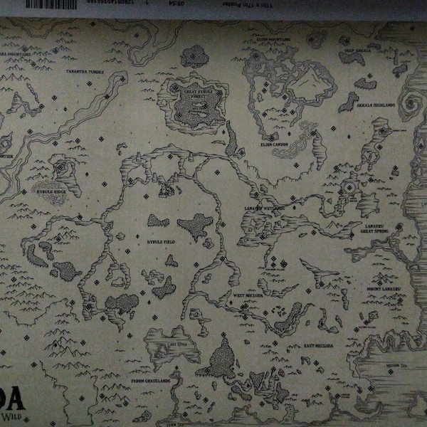 Map of Eora: Pillars of Eternity - Etsy