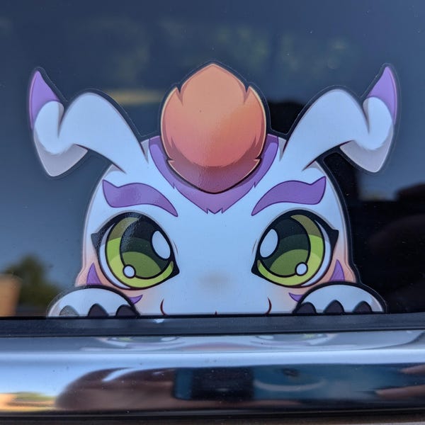 Anime Inu Peeker Stickers - Etsy