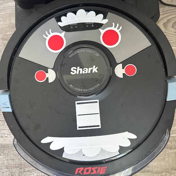 Original Deluxe Rosie the Robot Face Decals for Your Robotic Floor ...