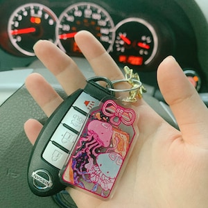 Bento Box Acrylic Keychain aesthetic Stickersvinyl | Etsy