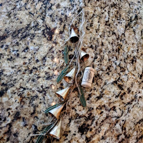 Bells Windchime, Bells on String, Colorfull Windchime, String of Bells ...