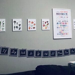 Navy Classroom Theme Decor Printable Blue Classroom Teacher | Etsy