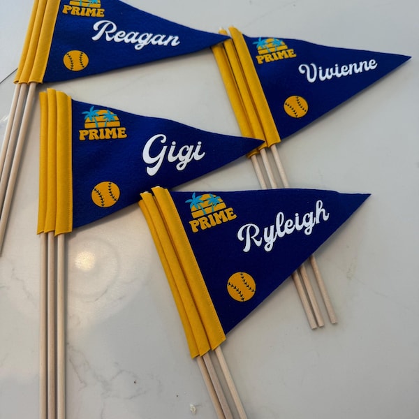 Custom Waving Hand Flag, Triangle Pennant Flag Party Favors, Solid ...