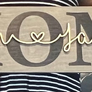 Personalized Mothers Day Gift / Mother's Day Gift / Mom Sign / Gift for ...