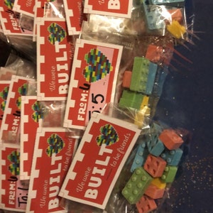 Valentines Legos or Building Block Candy Bag Label INSTANT DOWNLOAD ...