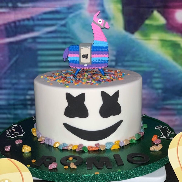 Llama Pinata Battle Royale 3D Printed Toy/bank/cake Topper - Etsy