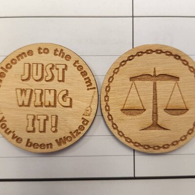 100 Custom Drink Tokens laser Engraved - Etsy