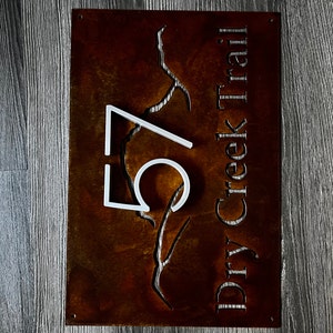 Custom Metal Business Sign Metal Signs Personalized Patina Metal Sign ...