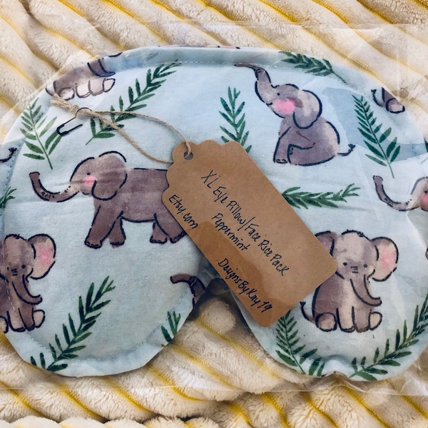 Large Neck/shoulder Rice Pack, Rice Heating Pad, Hot/cold Rice Bag ...