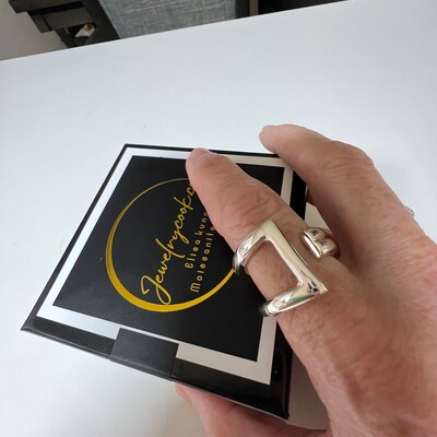 Chunky Wedding Band, Heavy Men's Ring, Extra Thick Wedding Ring, Wide ...