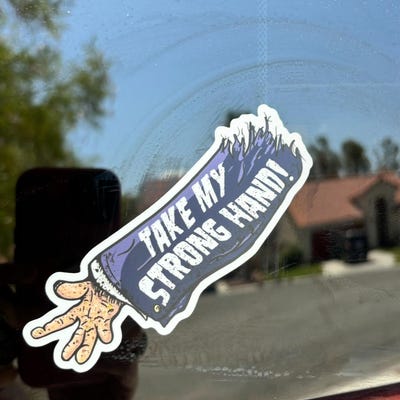Take My Strong Hand Scary Movie 2 Die Cut Sticker - Etsy